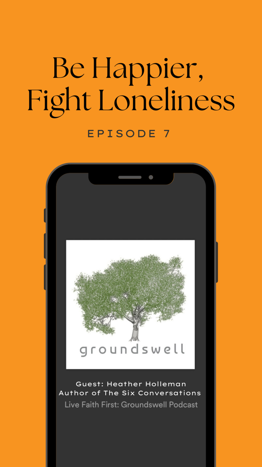 A Podcast to Enjoy from Live Faith First - Heather Holleman